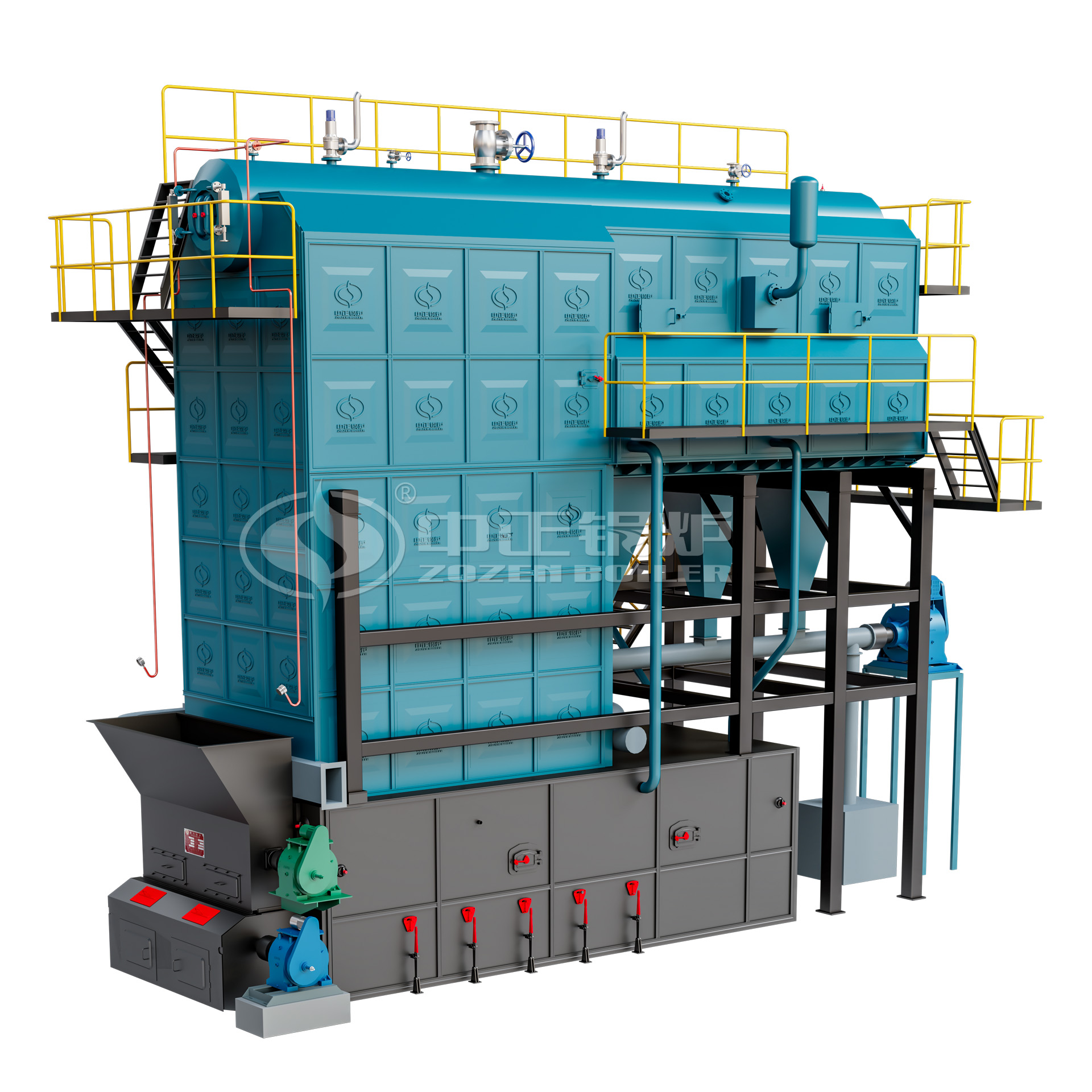 DZL series biomass-fired horizontal type steam boiler - ZOZEN China Factory